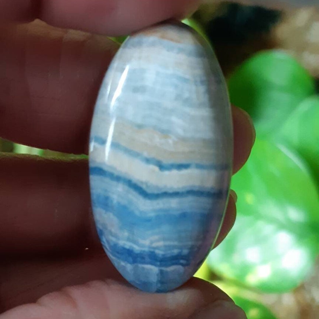 Lapis Lace Onyx (blue Scheelite) Cabochons: Turkish Origin - Etsy
