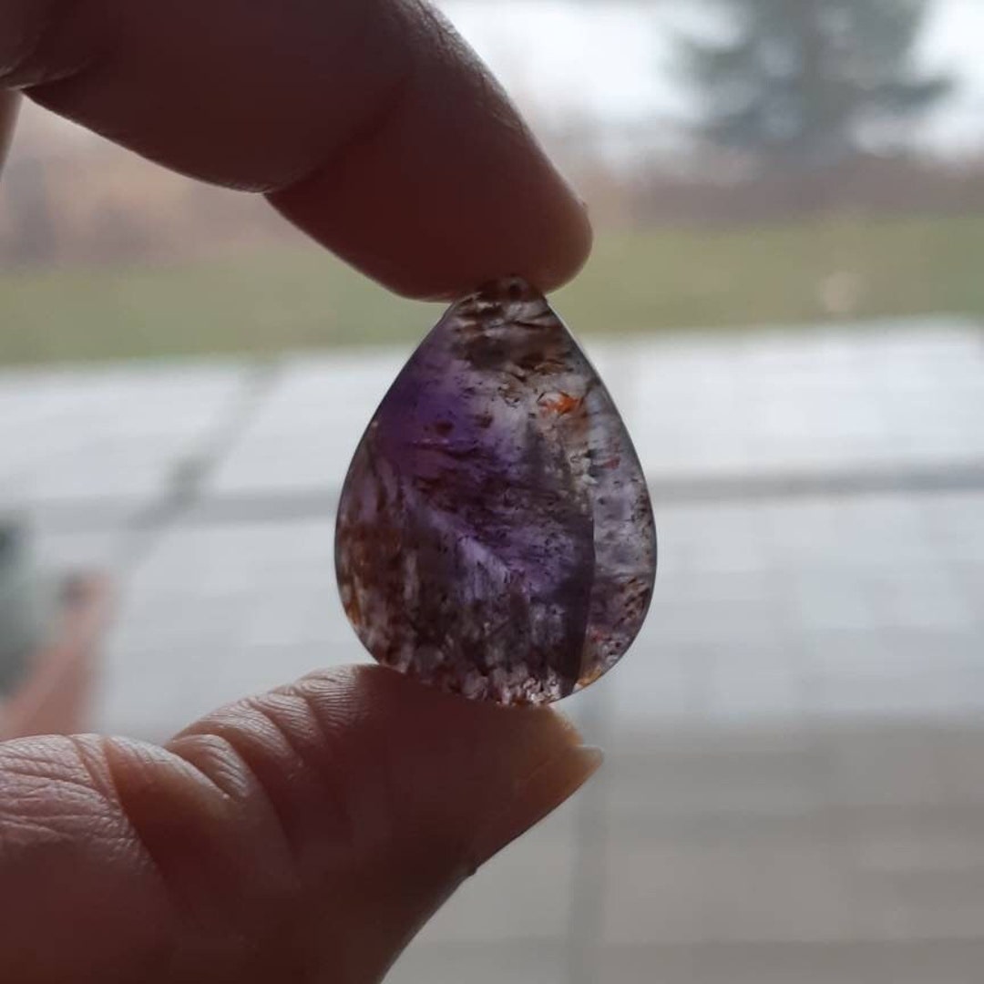 PETIT Super Seven/ Sacred Stone (SMALL Cabochons, Natural) **price is ...