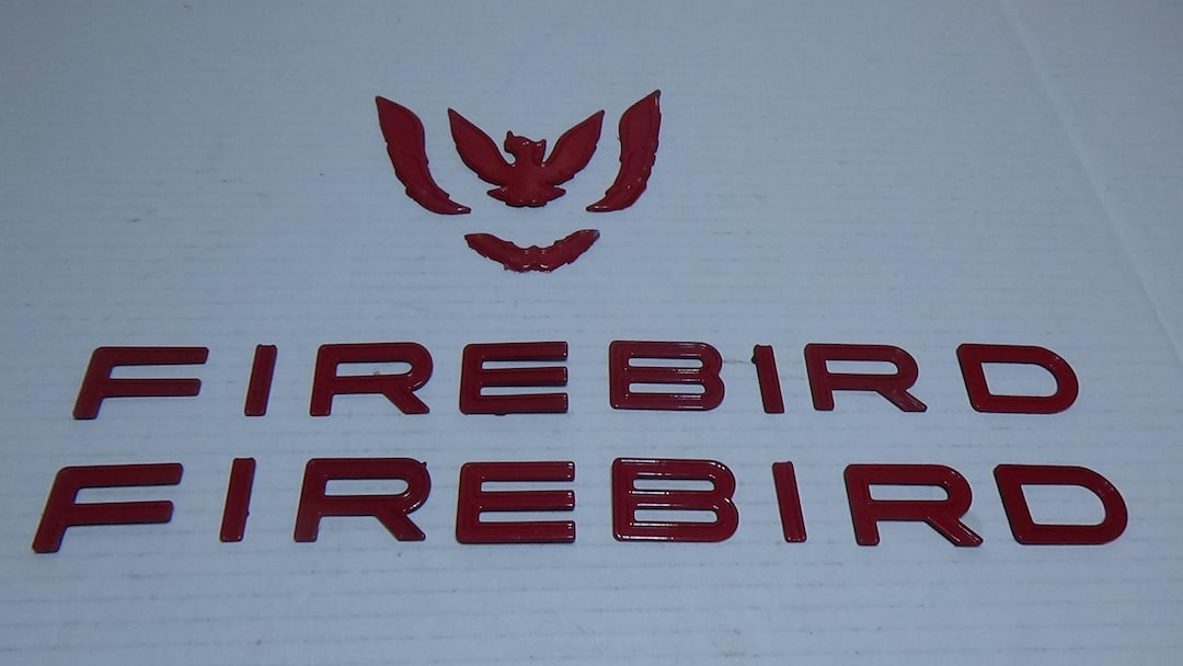 1993-1997 Pontiac Firebird Emblems Red - Etsy