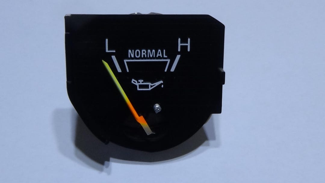1980-1986 Ford F150 F250 F350 Bronco Instrument Cluster Oil Pressure ...