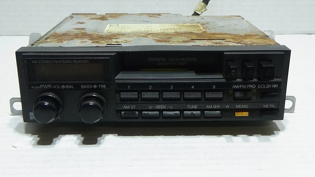 1984-1989 Toyota MR2 Am/fm Radio Cassette Player 86120-17070 - Etsy