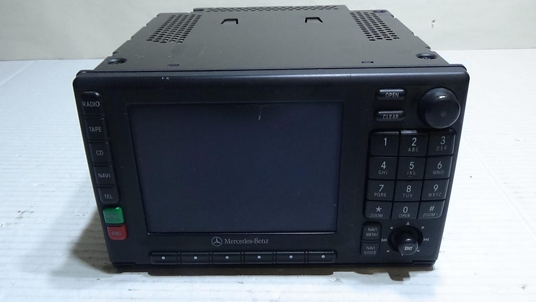 1999-2005 Mercedes Benz W163 ML500 ML320 Radio Navigation Display ...