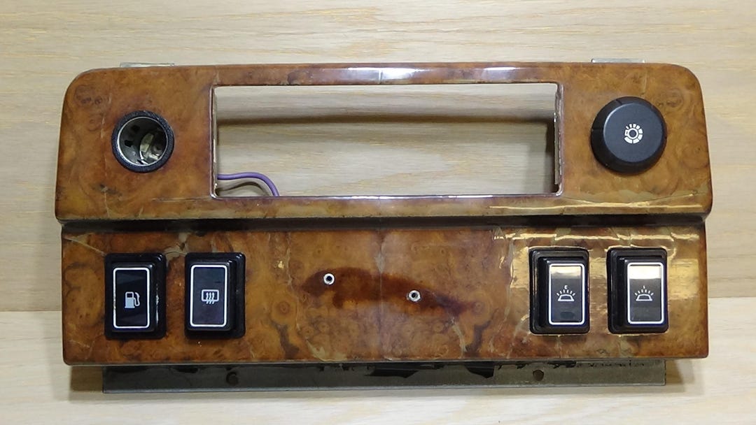 1980-1987 Jaguar XJ6 XJS Dash Switch Panel Fuel Defroster Dome Control ...