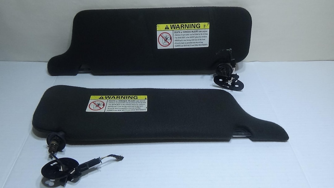 1999-2004 Ford Mustang Left Right Sun Visor Lighted Dark Grey - Etsy