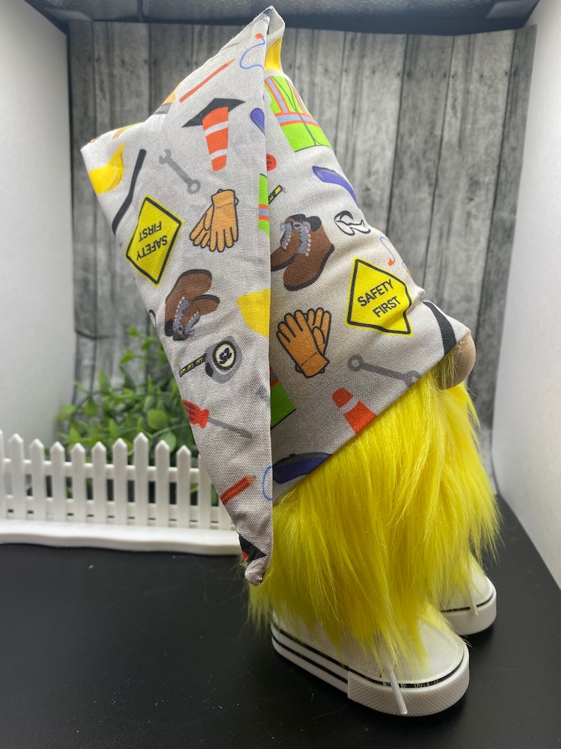 Safety First Construction Gnome Work Gnomes Home & Office | Etsy