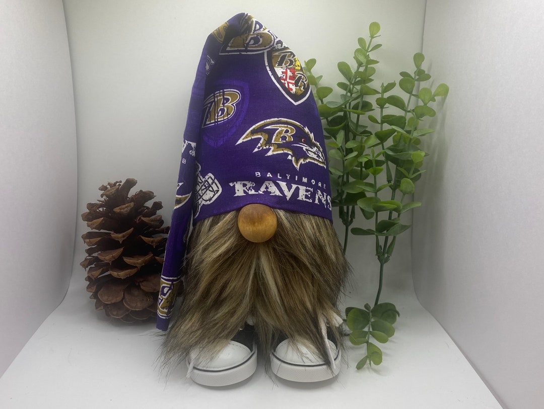 Baltimore Ravens Gnome | Football Gnomes | Home & Office Decor - Etsy