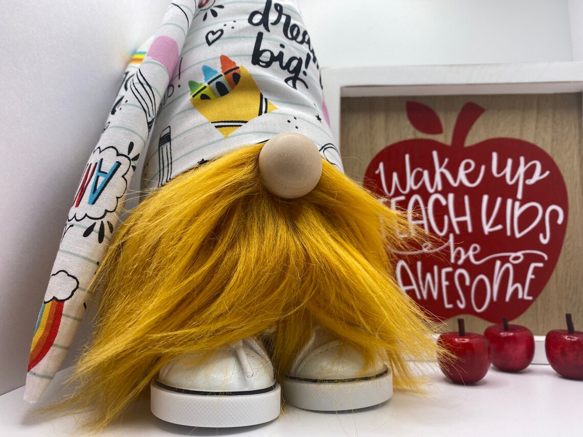 School Gnome Inspirational Classroom Teacher Appreciation | Etsy