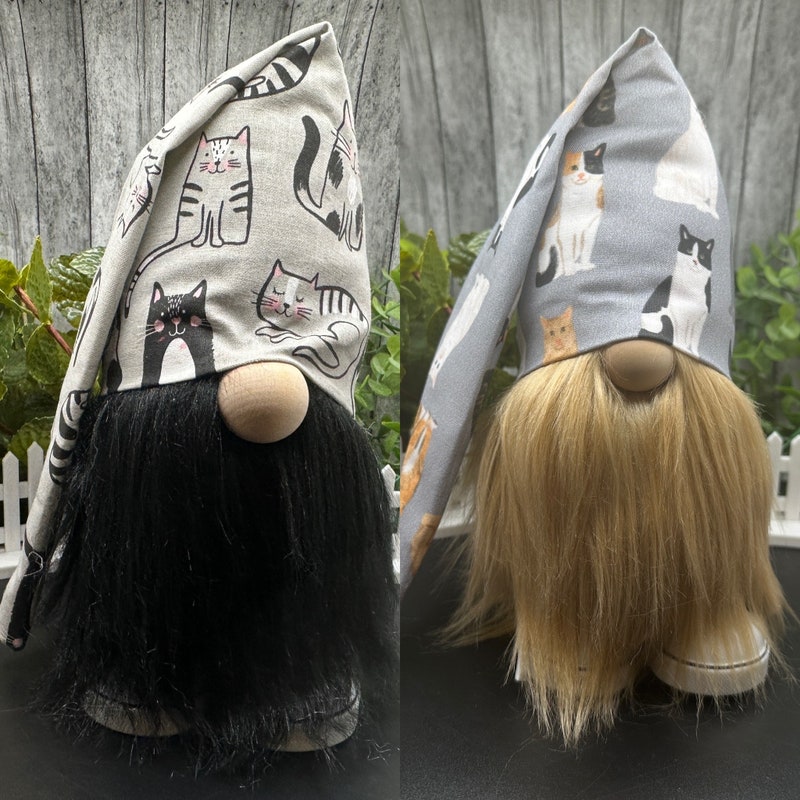 Cat Gnome Svg - Etsy