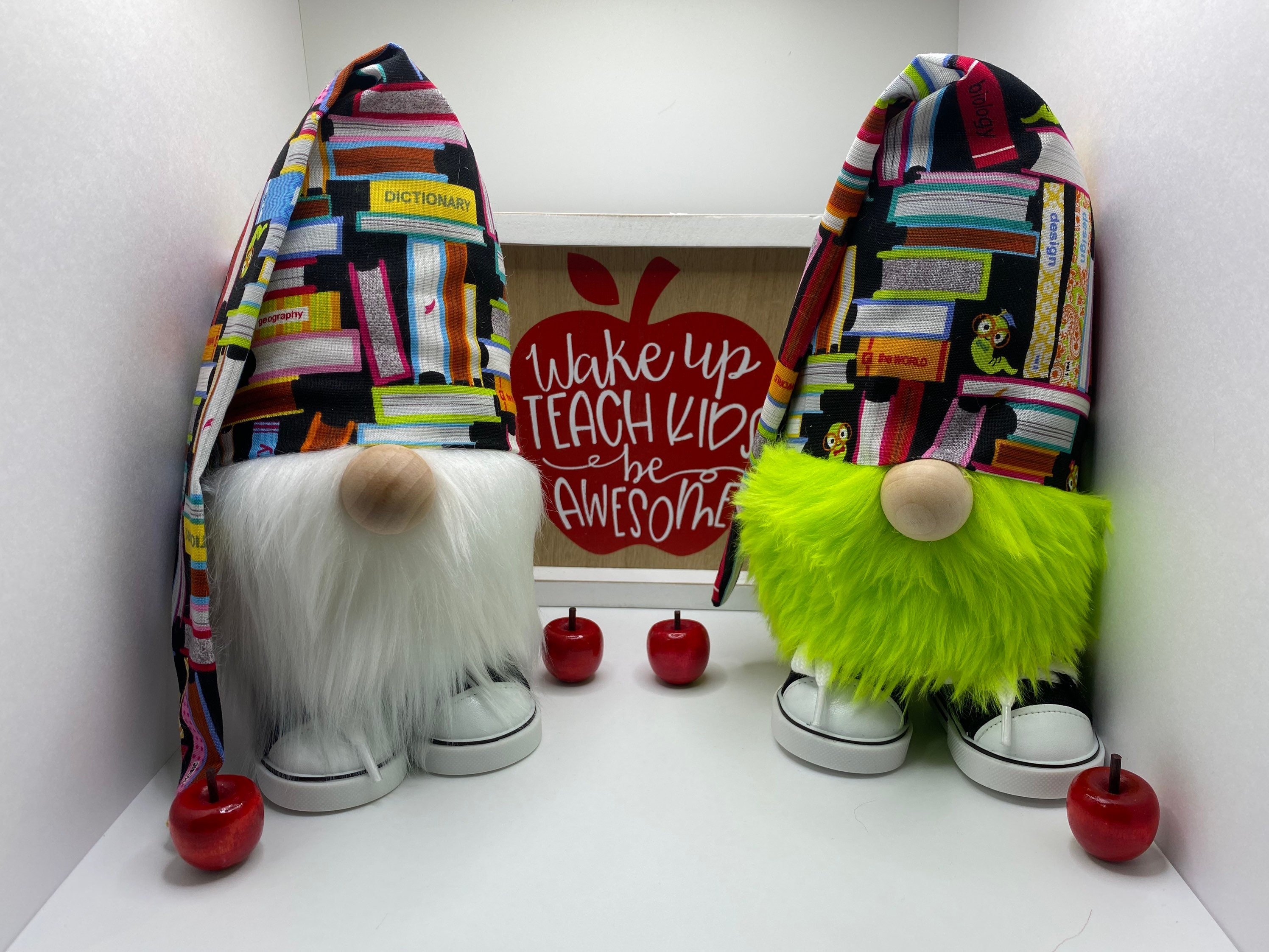 School Gnome Teacher Appreciation Gnome Home & Desk Decor | Etsy