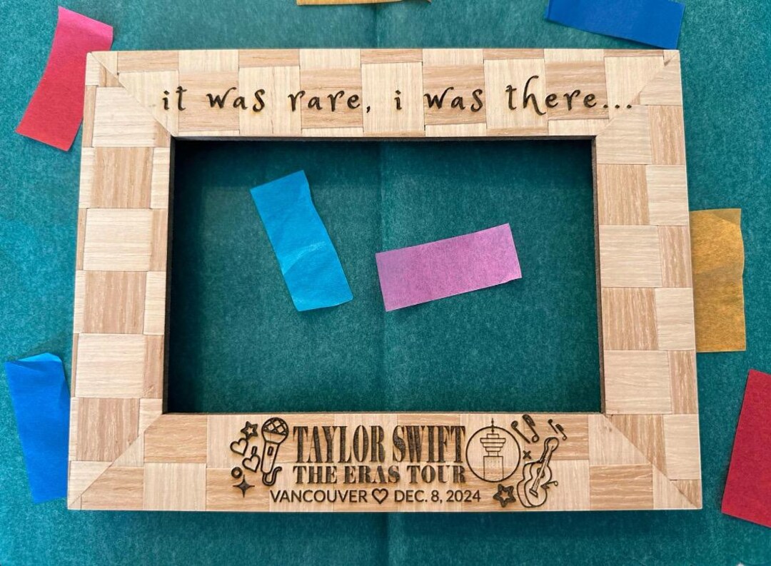 Taylor Swift Eras Tour Picture Frame - Etsy