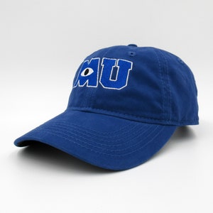 MU Monsters University Hat, Embroidered Cap, Stitched Baseball Hat ...