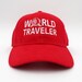 World Traveler Hat Embroidered Hat Stitched Disney Epcot - Etsy