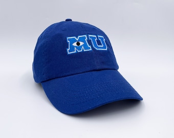 MU Monsters University Hat Embroidered Cap Stitched Baseball - Etsy