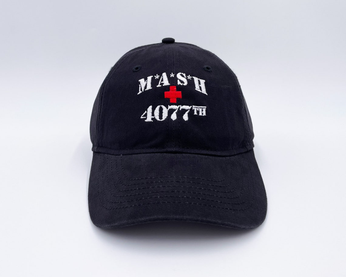 MASH 4077th Embroidered Cap, M*A*S*H + 4077th Baseball Cap ...