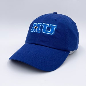 Monsters University Hat | Embroidered Baseball Cap | MU Design Cap ...