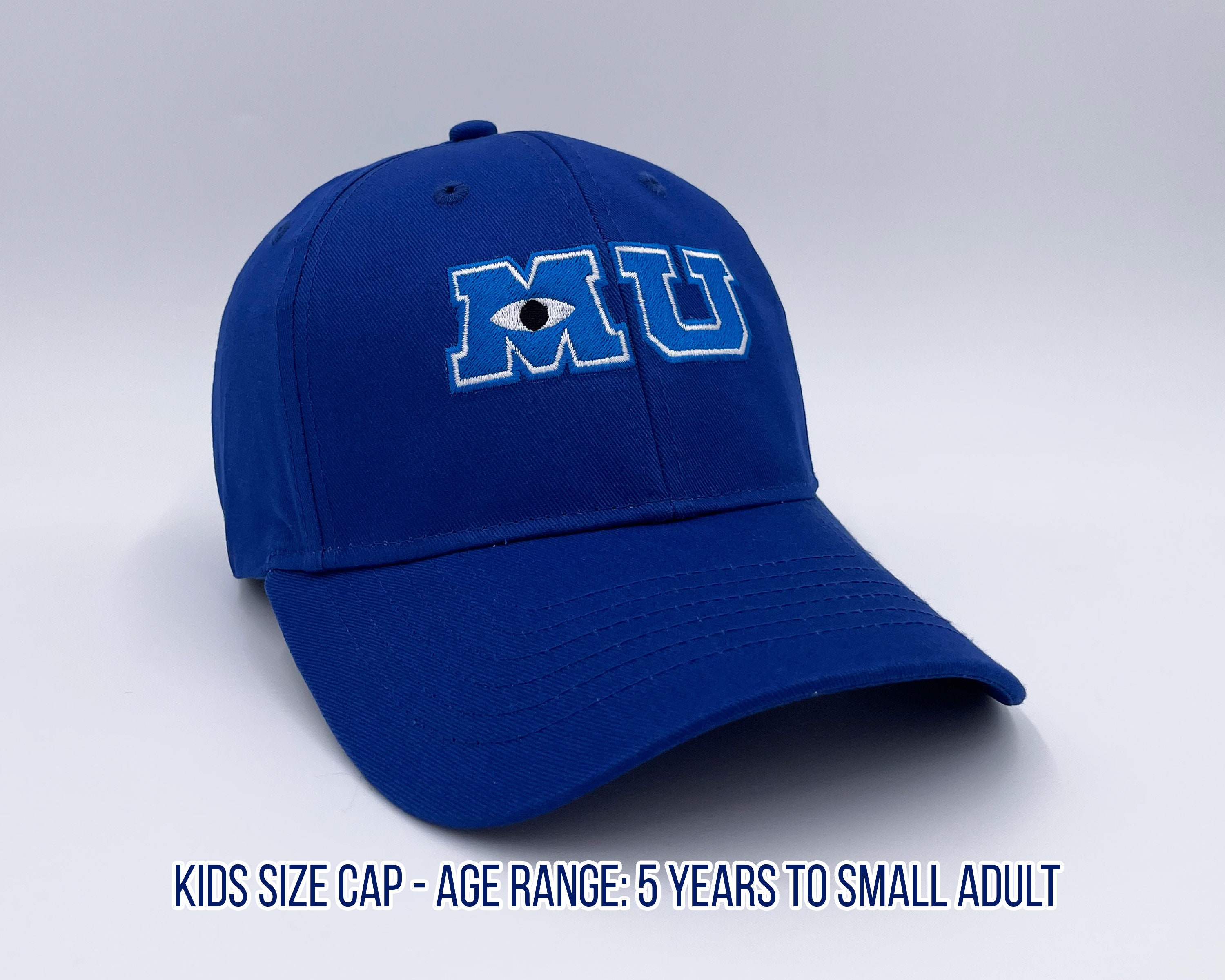 Kids MU Monsters University Hat Youth Size Embroidered Cap | Etsy