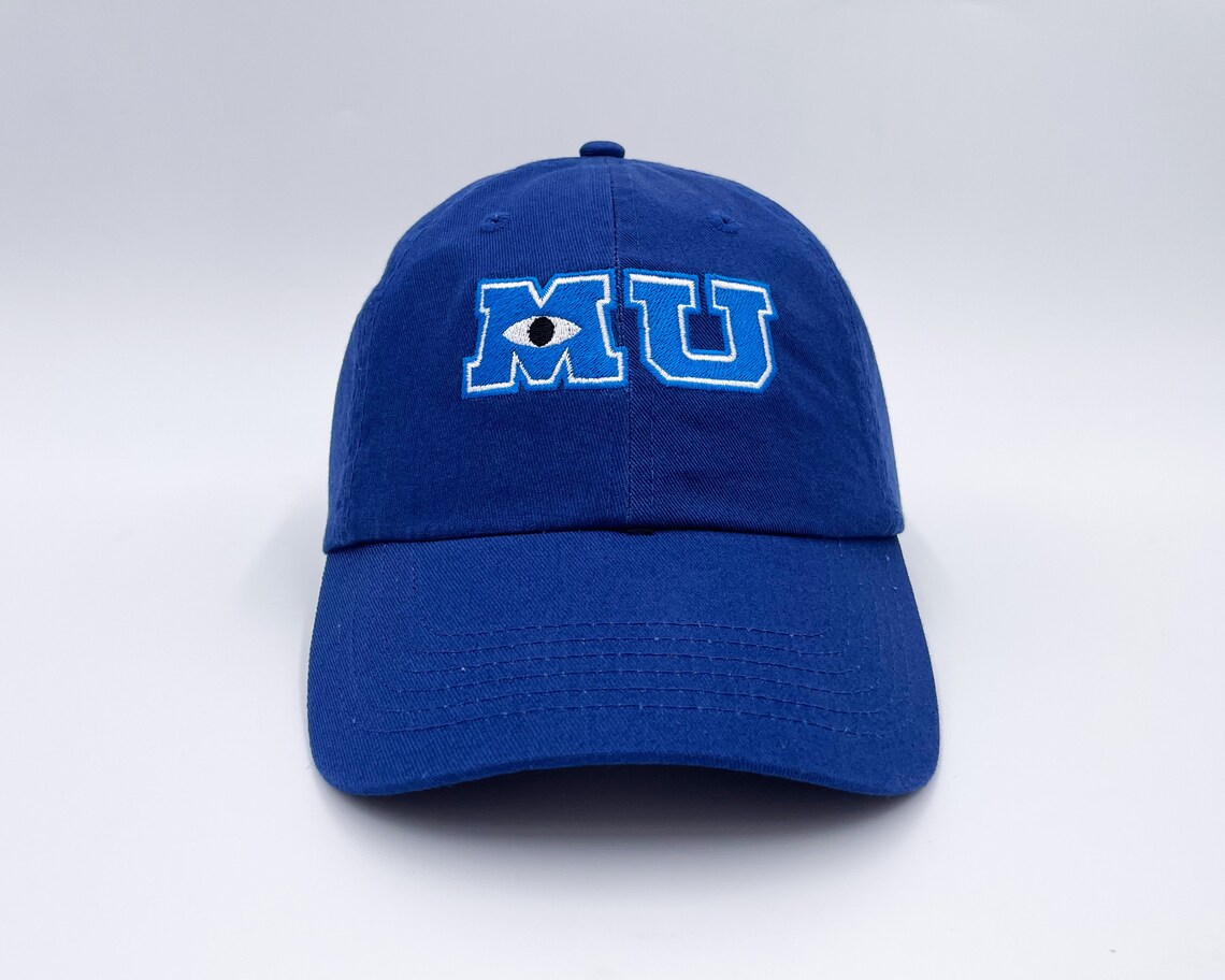 Monsters University Hat | Embroidered Baseball Cap | MU Design Cap ...