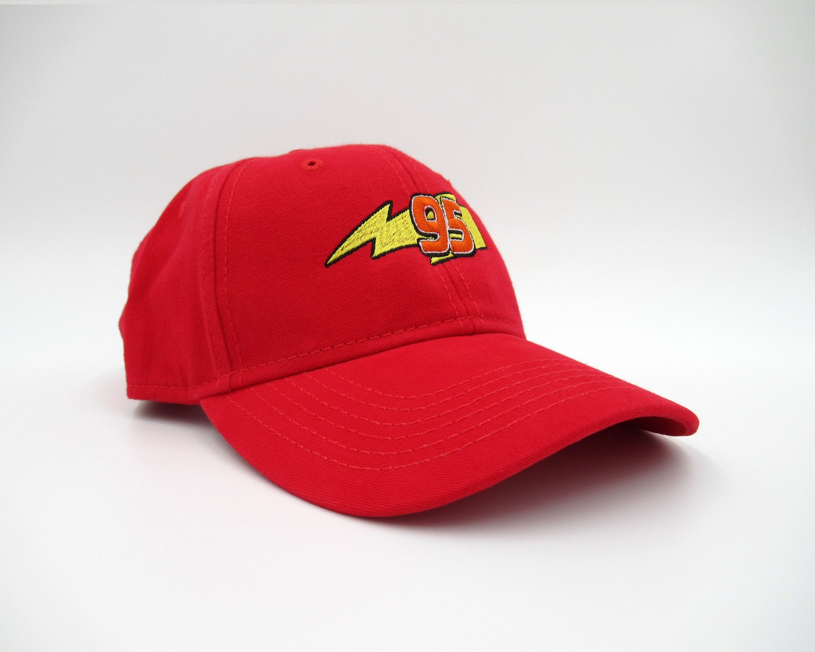 95 Lightning Mcqueen Hat Embroidered Cap Stitched Baseball | Etsy