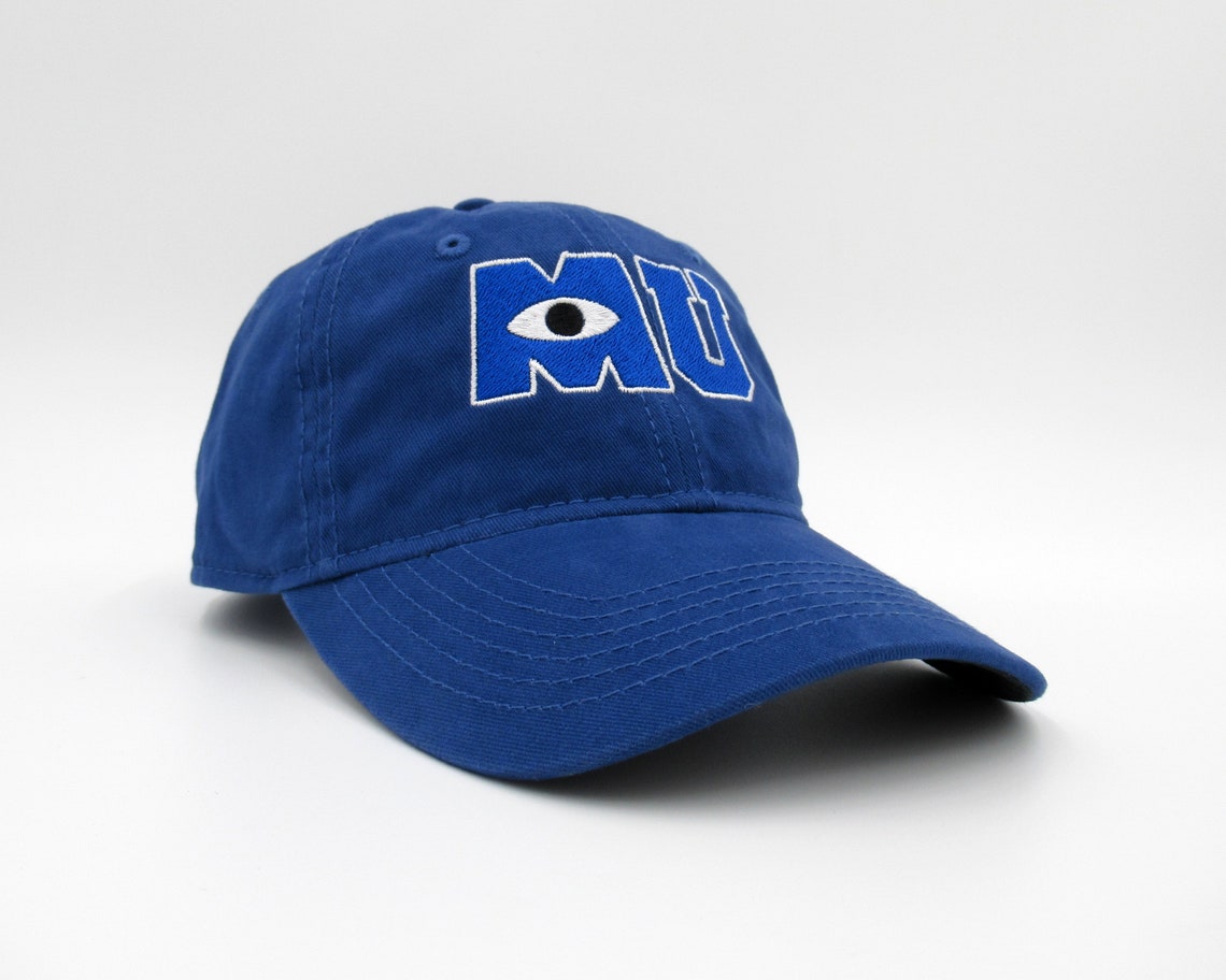 MU Monsters University Hat Embroidered Cap Stitched Baseball - Etsy