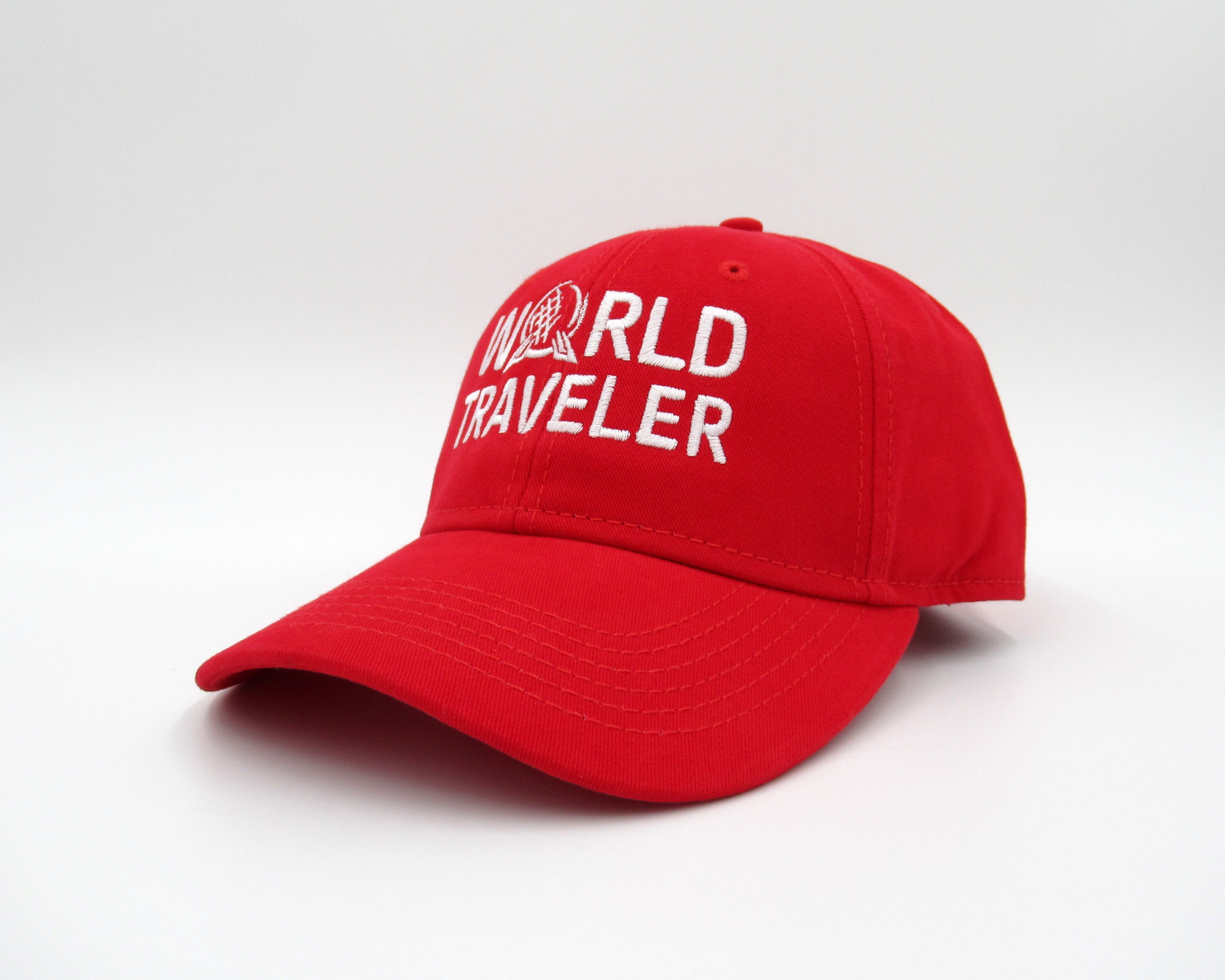 World Traveler Hat Embroidered Hat Stitched Disney Epcot - Etsy