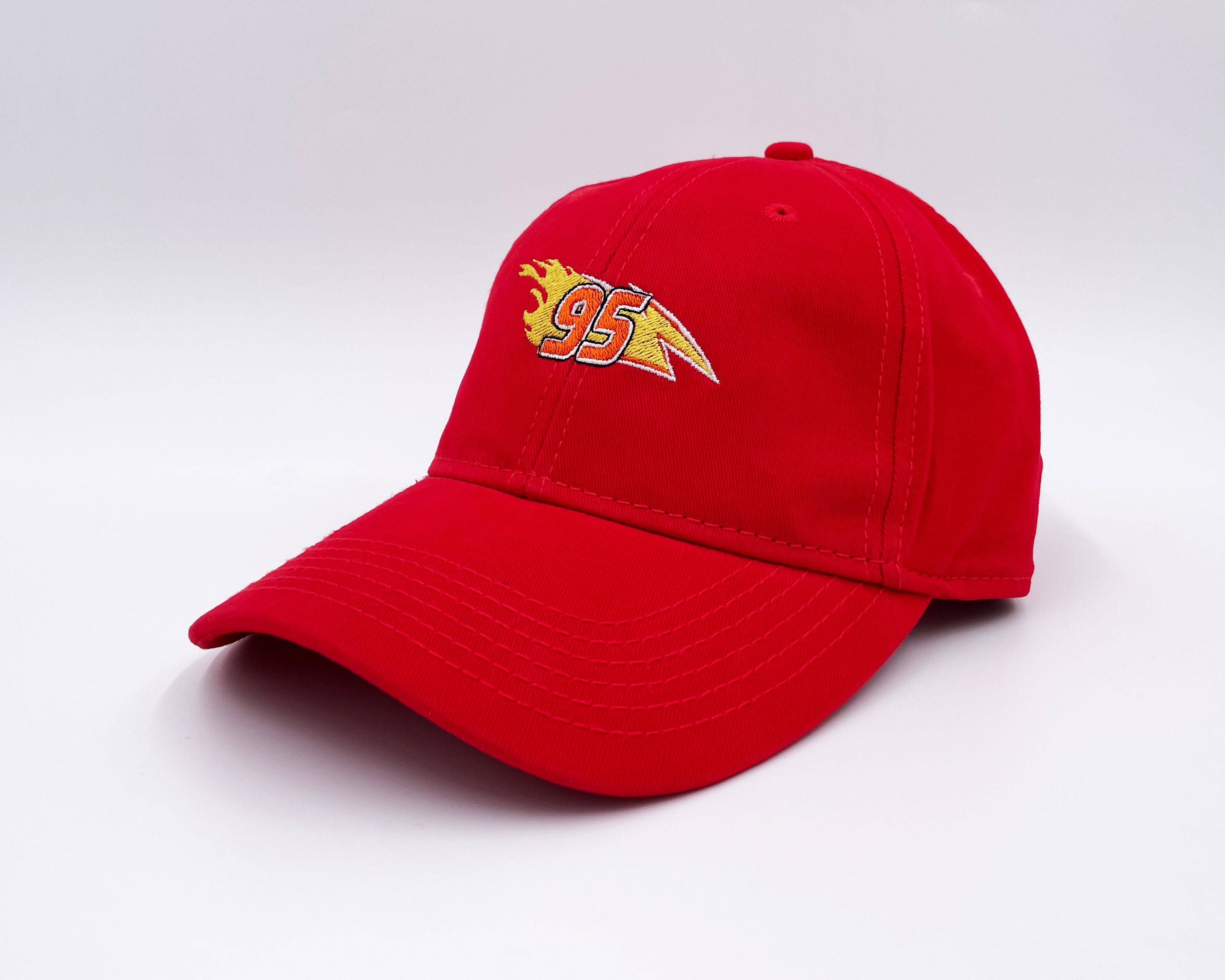 Lightning McQueen 95 Hat Embroidered Cap Stitched Baseball | Etsy