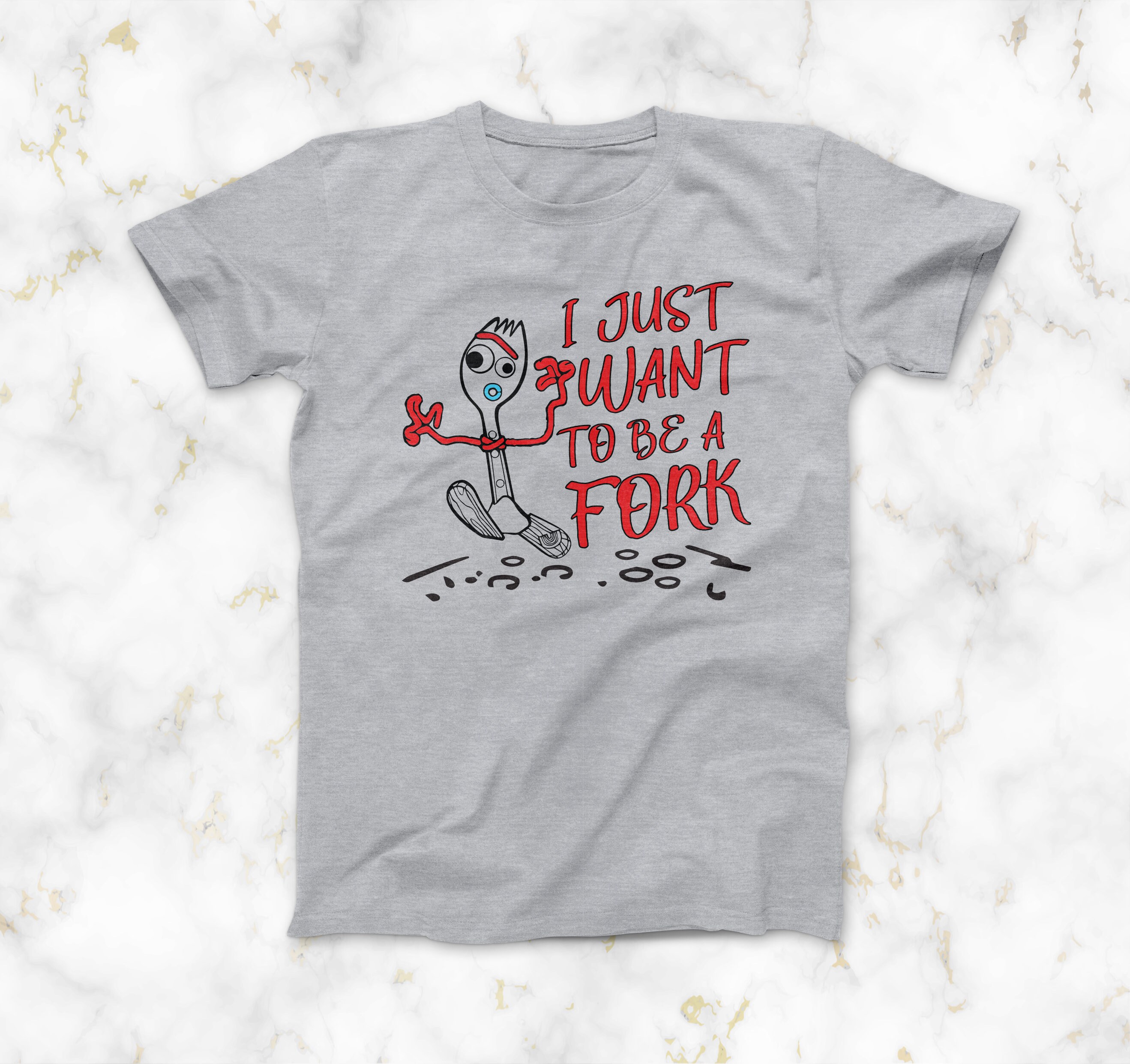 Forky I Just Want to Be a Fork T-shirt, Toy Story Forky Funny Tee ...