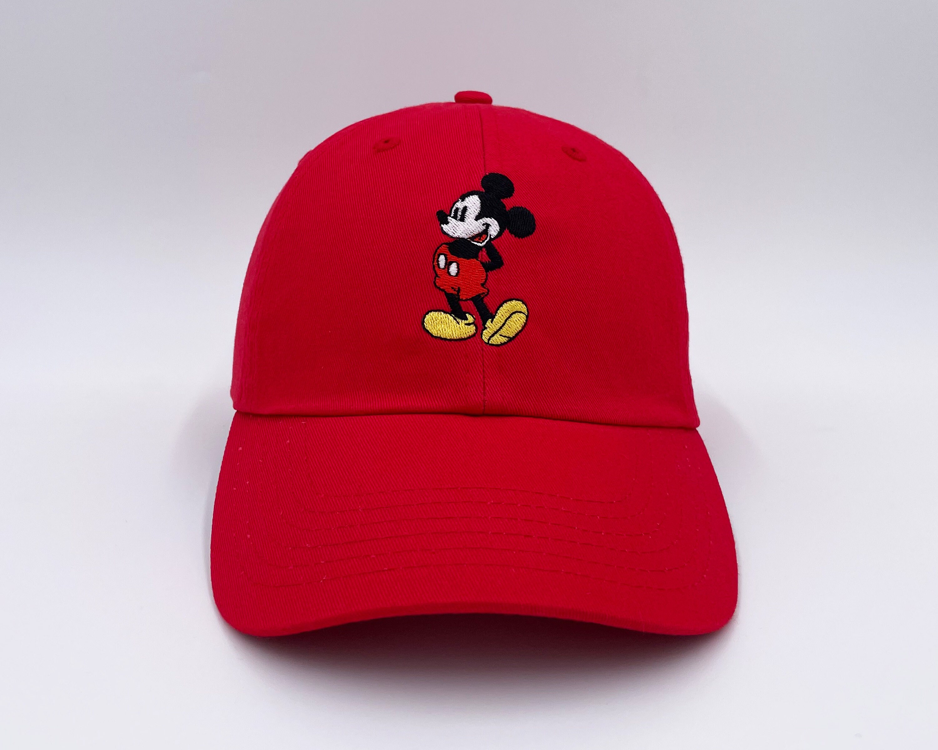 Vintage Mickey Mouse Embroidered Cap Adjustable Adult Cap | Etsy