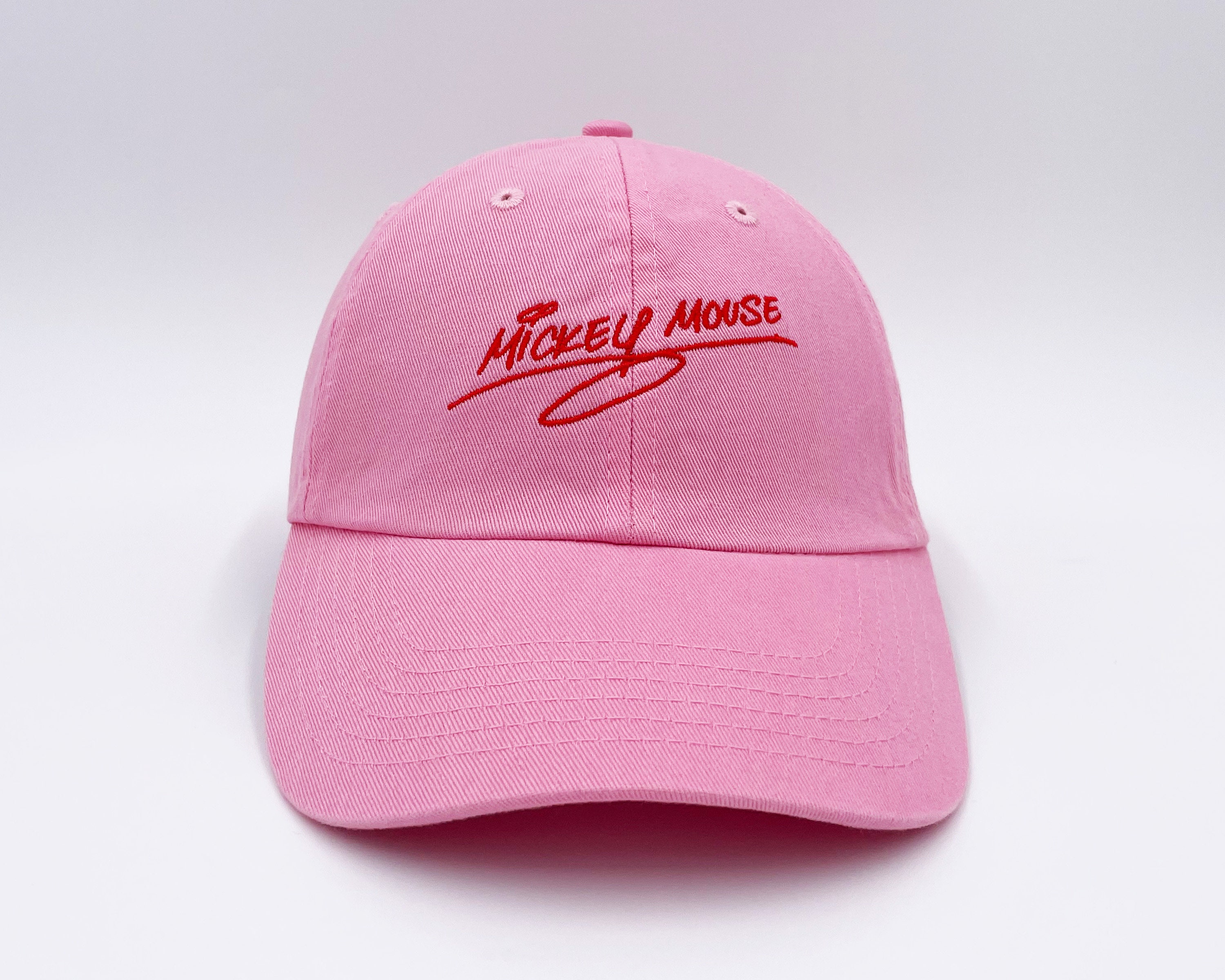 Mickey Mouse Signature Embroidered Cap, Adjustable Adult Cap, WDW ...