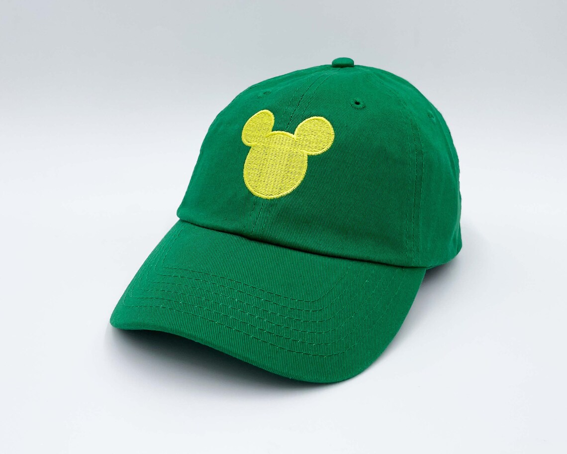 Mickey Head Embroidered Cap Mickey Mouse Hat Adjustable - Etsy