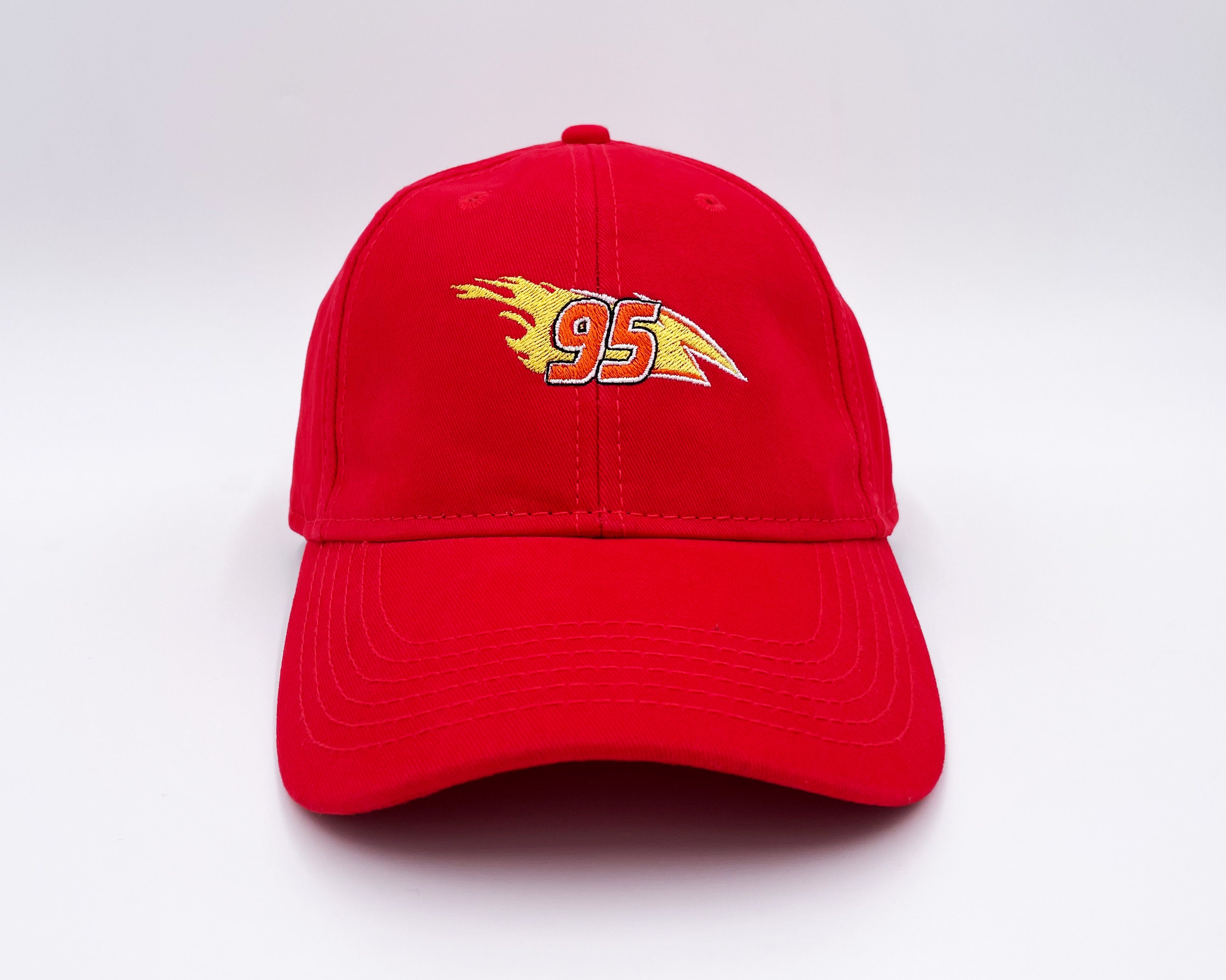 Lightning Mcqueen 95 Hat Embroidered Cap Stitched Baseball - Etsy