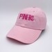 PNK Python Nu Kappa Embroidered Cap Pretty in Pink PNK Cap - Etsy