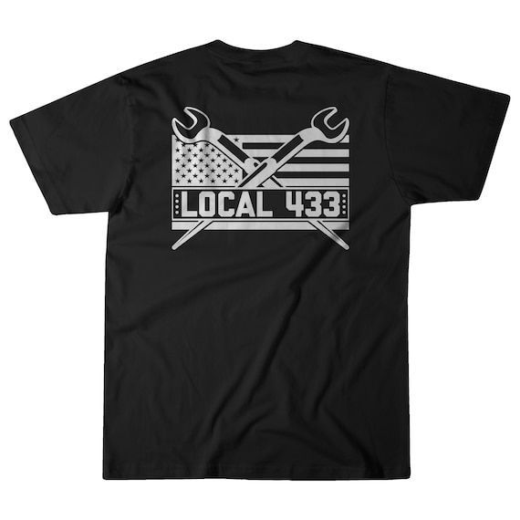 Union Ironworker T-shirt Crossed Spud Wrench Local 433 - Etsy