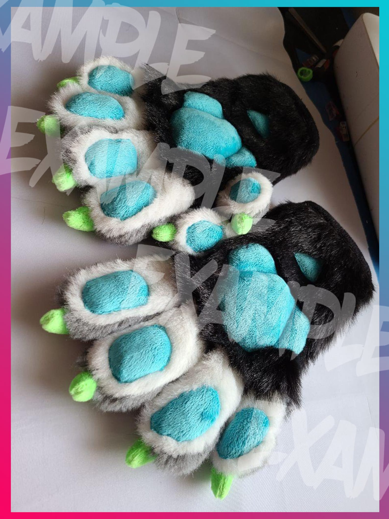 Fursuit 5 Finger Hand Paws Pattern - Etsy