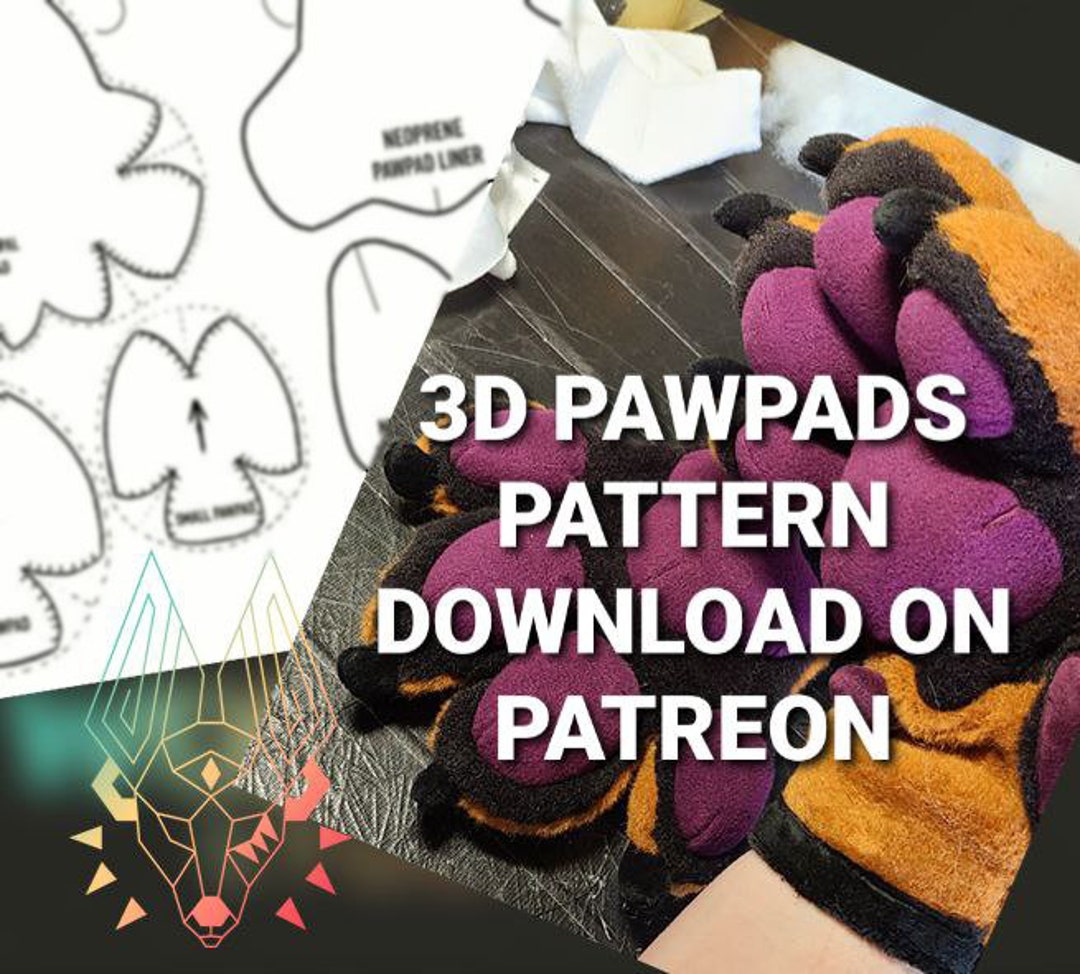 Puffy Pawpads Pattern - Etsy