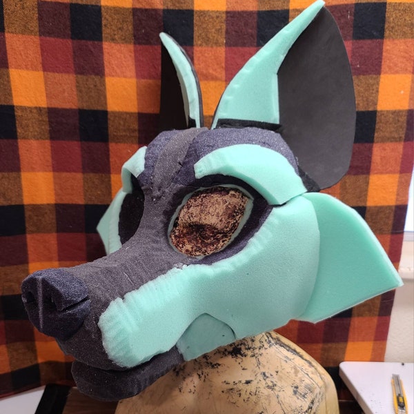 Furry Wolf Head Base - Etsy