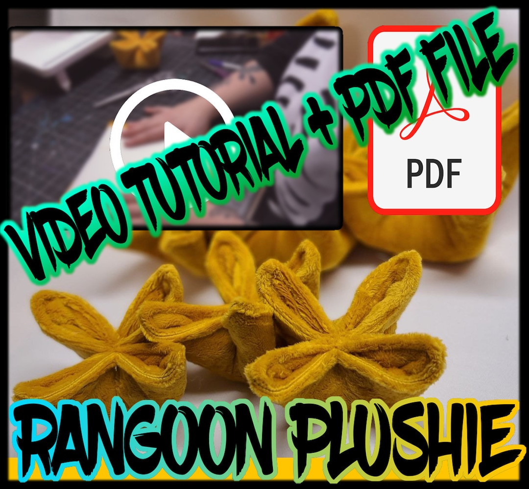 Rangoon Plushie PATTERN + Tutorial - Etsy