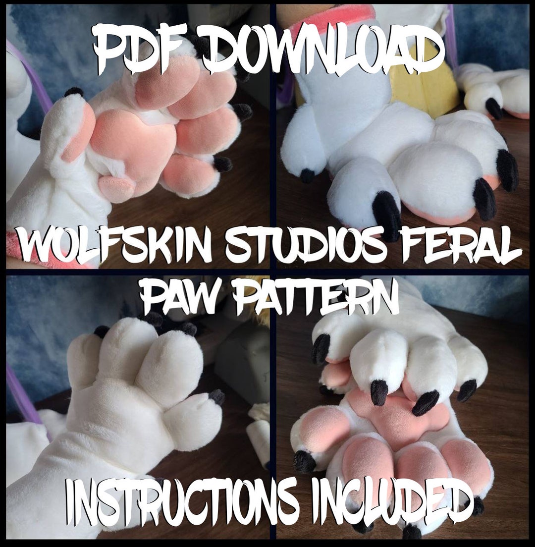 Wolfskinstudios Feral Paw Pattern - Etsy