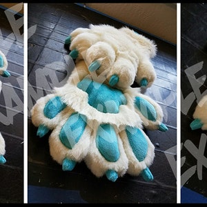 Fursuit 5 Finger Hand Paws Pattern - Etsy