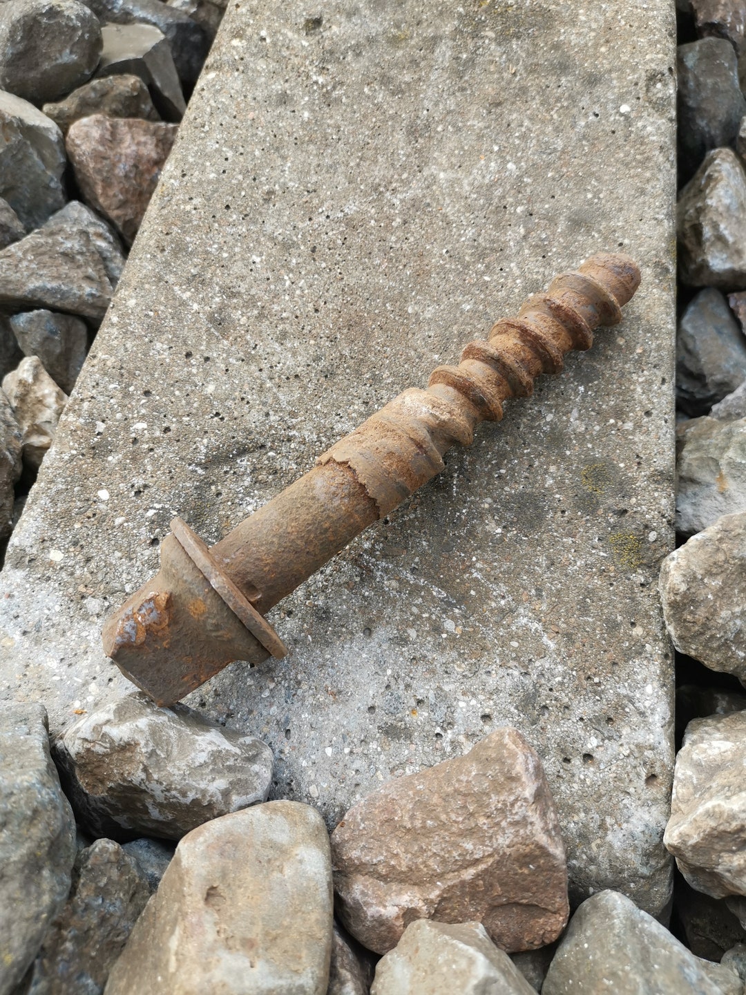 Iron Railroad Bolt, Rusted Screws, Metalcraft Supplies, Old Railroad ...
