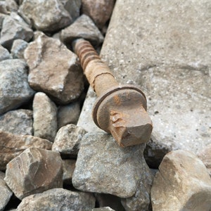 Iron Railroad Bolt, Rusted Screws, Metalcraft Supplies, Old Railroad Spikes, Railways Vintage ...