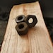 Rusty Nut SET of 5, Rusted Railroad Iron, Rustic Decoration, Old ...