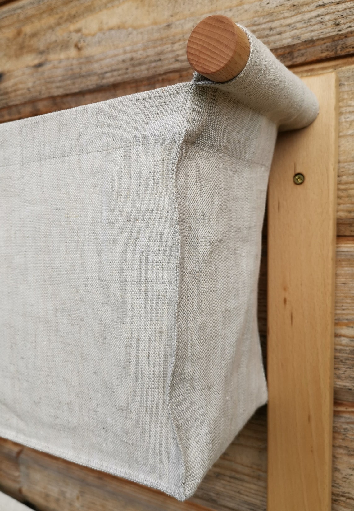 Linen Organizer/storage Basket/linen Pocket/hanging Storage/wall Decor ...