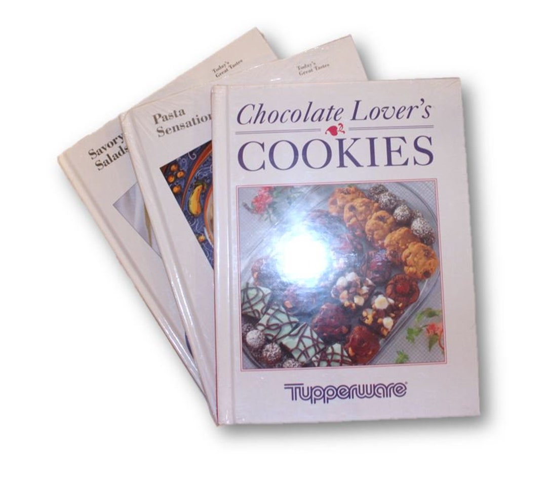 New Vintage Tupperware Cookbooks Recipe Books Set of 3 Savory Salads ...