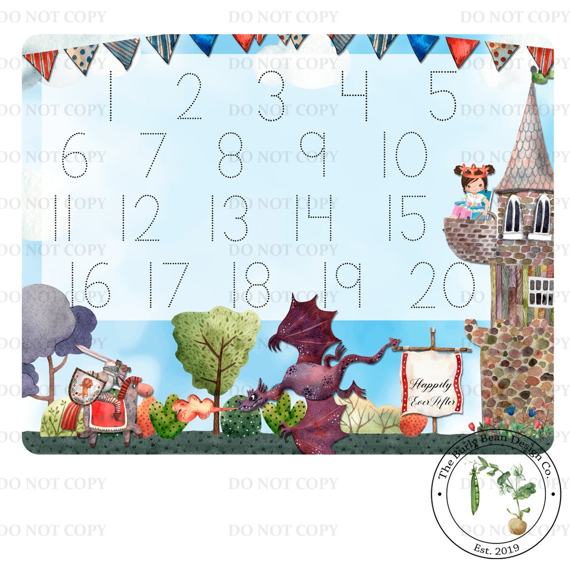 Personalized Alphabet Learning Board Sheet Name Numbers 1-20 | Etsy