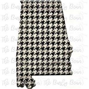 Personalized State of Alabama Black and White Stripe Floral - Etsy