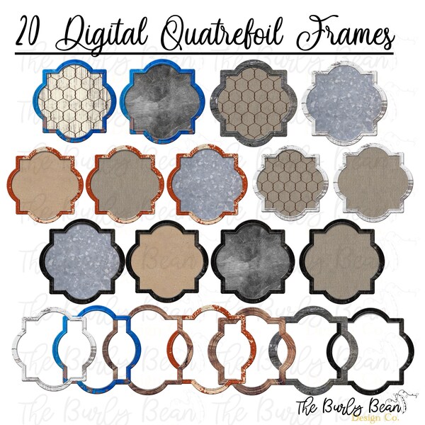 Quatrefoil Frame - Etsy