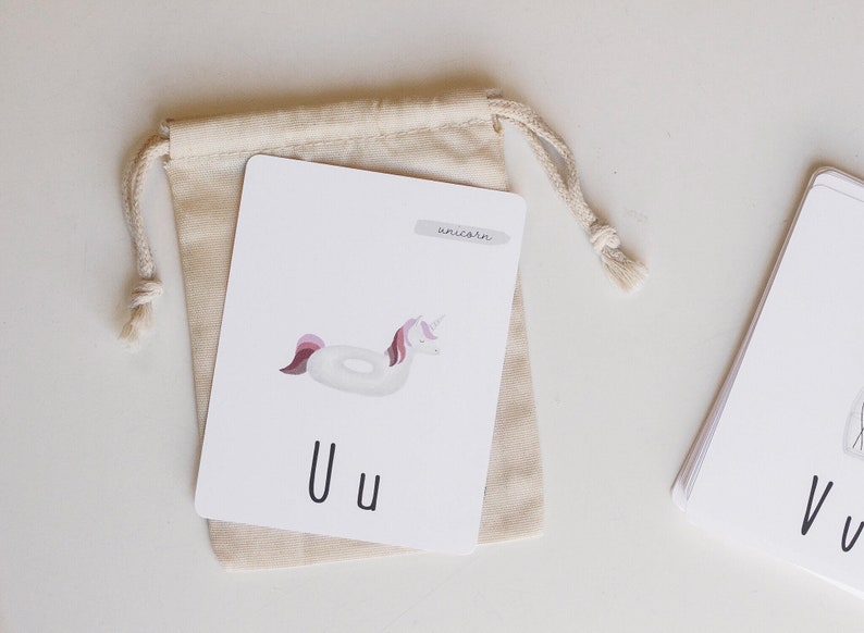 Object Alphabet Object Number Alphabet Card Set ABC | Etsy