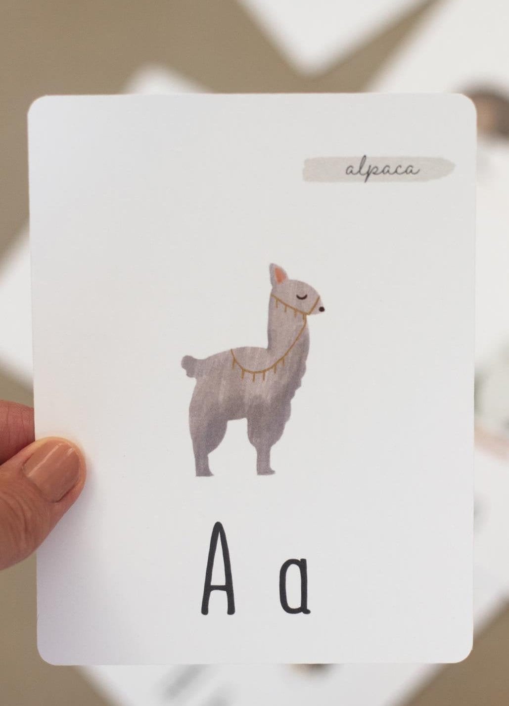 Animal Alphabet Cards ABC Flashcards Alphabet Flashcards | Etsy