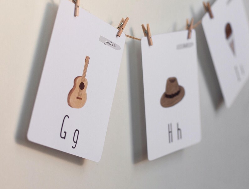 Object Alphabet Object Number Alphabet Card Set ABC | Etsy