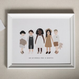 Diversity Poster | Digital Download, Poster, Minimalist, Nursery Decor ...